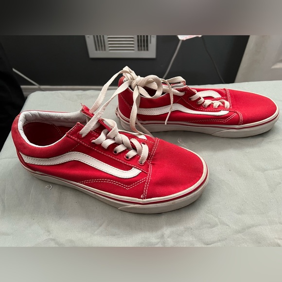 Shoes | Red Old School Vans | Poshmark
